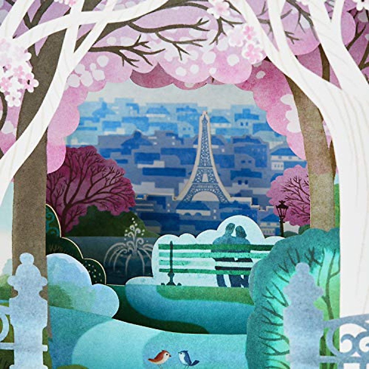 Hallmark Paper Wonder Displayable Pop Up Anniversary Card (Paris) (899RZW1009)