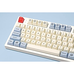 DROP MiTo MT3 Godspeed R2 Keycap Set, PBT Hi-Profile, Cherry MX Compatible with 60%, 65%, 75%, TKL, WKL, and Ortholinear Keyboards (Apollo Base Kit)