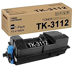 TK3112 TK-3112 1T02MT0US0 Toner Cartridge (Black,1 Pack) Replacement for Kyocera FS-4100DN Toner Kit Printer