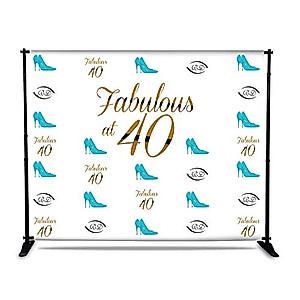 BannerBuzz Custom Step and Repeat Banner, Graphic with Hardware, 11 oz. PVC Flex, 720 DPI Eco-Solvent Printing, for Events and Parties, Photography Background (8'W x 10'H)