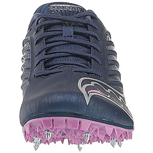 Saucony Women's Spitfire 5 Sneaker, Indigo/Grape, 7
