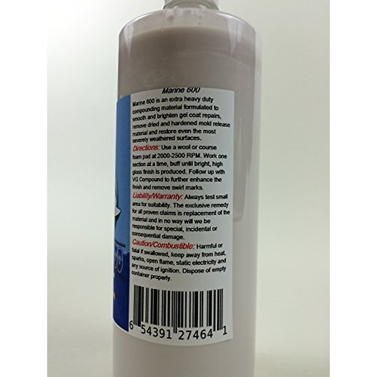 Ardex Marine 600 Heavy Duty Rubbing Compound - For Gelcoat and Painted Surfaces (32 Oz.)