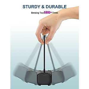 3.3Ft USB Charger Compatible with Fitbit Versa 2 Charger Dock Anti-Slip Replacement Smartwatch Charging Cable Stand(not for Fitbit Versa/Versa Lite)