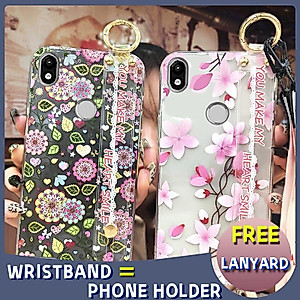 Lulumi Beautiful Cute Phone Case for Infinix Smart 2 X5515, Shockproof for Woman for Man Black Case for Girls Anti-dust Cover Back Cover for Men Dirt-Resistant TPU Fashion Design, 5