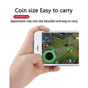 Vakili Mobile Phone Game Joystick Game Control Touch Screen Joypad Game Controller for iPad iPhone Android Mobile Tablet Smart Phone Joystick Touch Screen Joypad Tablet Funny Game Controller 2PACK