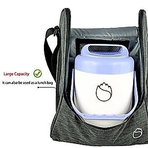 Freshore Insulated Wine 3 Bottle Carriers Tote Travel Cooler Gift Bag For Airplane Liquor With Padded Shoulder Strap (Wine Red)