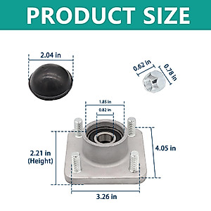 Drive-up Golf Cart Front Wheel Hub for Yamaha G2/G8/G9/G14/G16/G19/G22/G29 Drive Models, OEM JG5-WF511-10-00 JG5-WF511-00