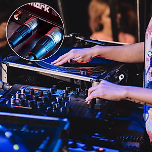 CYEAH XLR Microphone Cables 20 Ft - 5 Pack, Premium XLR Male to Female XLR Cable 3 Pin, XLR Cable Mic Cable Patch Cords for Microphone, Audio, Speaker, Black