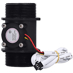 YF-DN40 Water Sensor Module Hall Turbine Flowmeter for Swimming Pool G1.5in Male Thread DC 3-24V