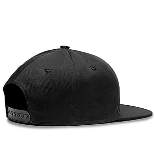 Pins & Bones Wicked Goth Hat, Alternative Fashion, Black Gothic Snapback Hat, One Size Fits All