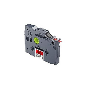 IDIK 1PK Black on Red Standard Laminated Label Tape Compatible for Brother P-Touch TZe-411 TZ411 TZe411(6mm x 8m)