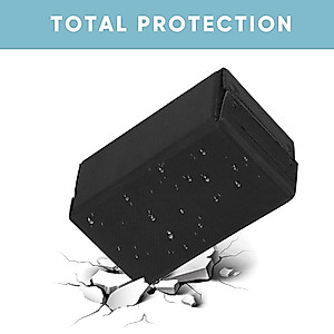 RHCOM Trading Card Storage Box for Toploader, 3 Count Card Storage Box Holds 1500 Sports Cards or 1200 Top loaders, Fits Baseball, Football, Basketball, Pokemon, Sports & Trading Cards.(NO CARDS)