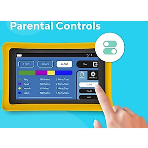 Pebble Gear Disney Pixar Cars Bundle - 7 Inch Children's Tablet with Bumper & Headphones, Parental Control, Blue Light Filter, 500+ Games, Apps, E-Books, 85 dB Volume Limiter