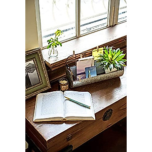 Dahey 2 PCS Farmhouse Galvanized Wall Basket Decor Bathroom Storage Bin Organizer and 2 Pack Rustic Wood Wall Shelves Display Ledge Storage Rack 17 inch