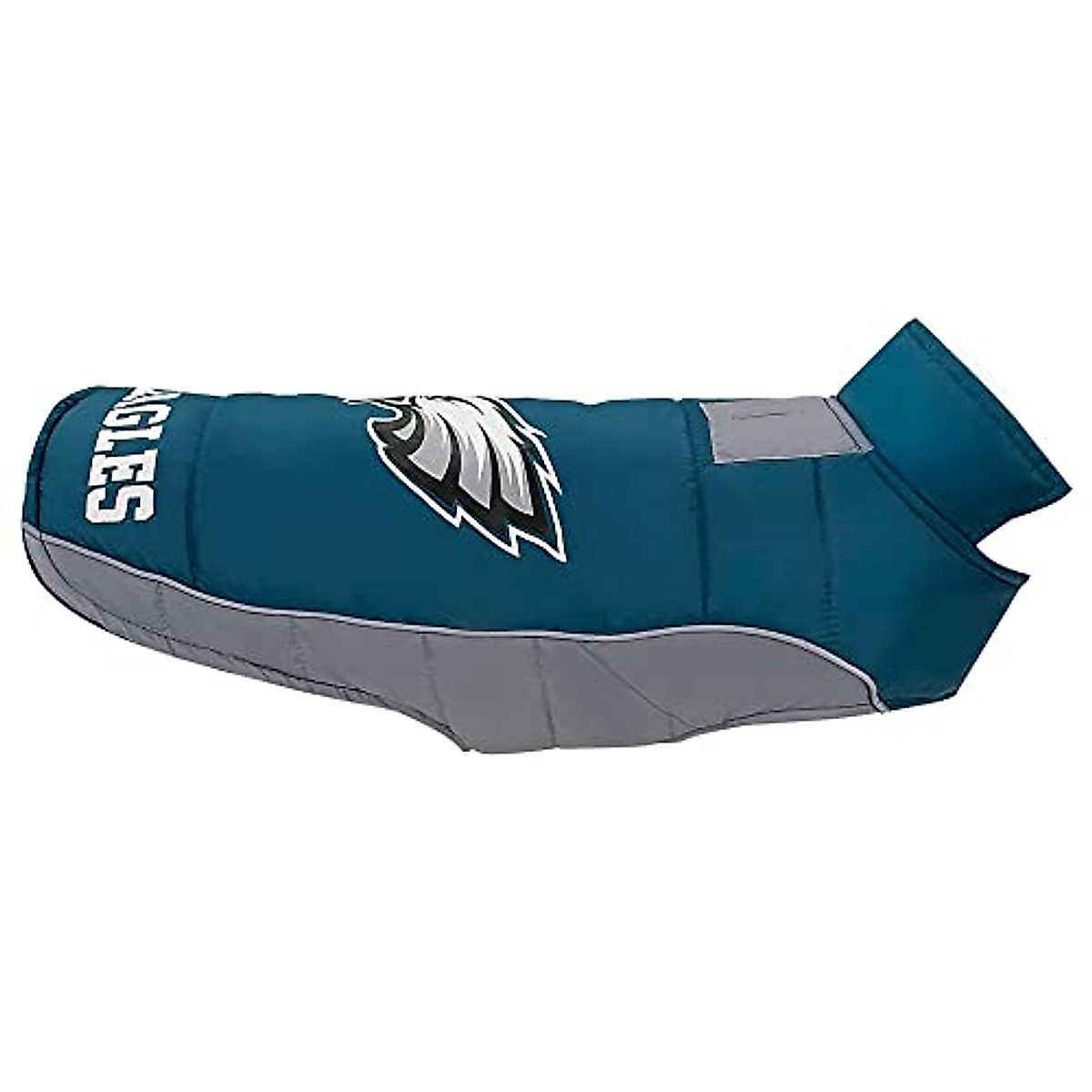NFL Philadelphia Eagels Puffer Vest for Dogs & Cats, Size Small. Warm, Cozy, and Waterproof Dog Coat, for Small and Large Dogs/Cats. Best NFL Licensed PET Warming Sports Jacket