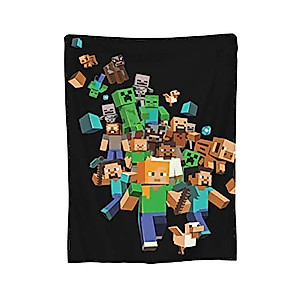 Air Conditioning Blanket Game Throw Blanket Super Soft Blanket for Bedroom Livingroom Sofa Bed Car 50"X40"