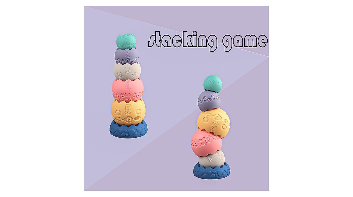 Miawow Stacking Balls for Babies - Learning & Fun Toy