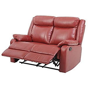Glory Furniture Ward Love Seats, Red