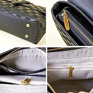 TXUNIAOZZ Small Fashion PU Crossbody Bags Shoulder Bag Purse Handbags for Women,Black