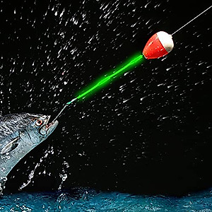 Anti-Bite Fishing Line, Sea Fishing Line Group with Reel Combo, 10pcs Fluorescent Tube Fishing Tackle Accessories, Tackle Braided Fishing Line, Fluorescent Fish Attracting Effect for Extra Visibility