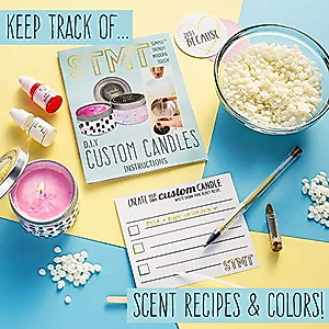 STMT D.I.Y. Custom Candles, Candle Maker Kit, DIY Candle Making Set, Make Your Own Candle Starter Kit for Kids, Ages 8+