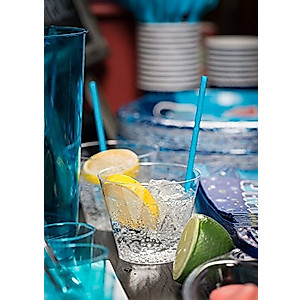 Colorful Multi-Colored Jumbo Straws - (Pack of 250) - Vibrant Design - Perfect for Parties & Events