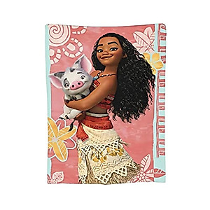 Moana Blanket Super Soft Flannel Lightweight Plush Cozy Sofa Throws Blankets 50"x40"