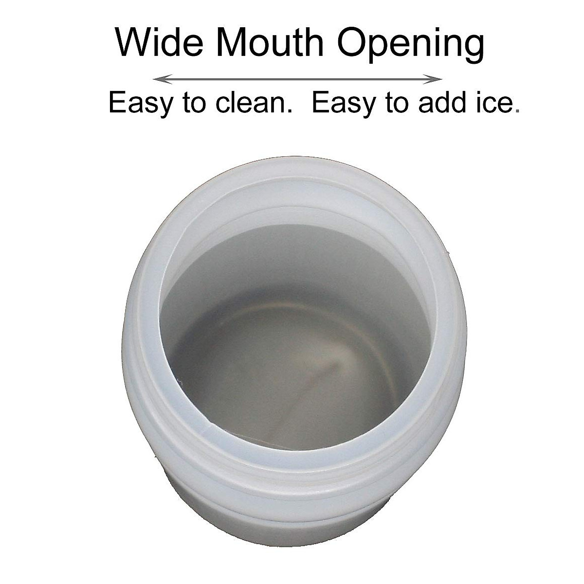 Rolling Sands 20 Ounce Sports Water Bottles 24 Pack, BPA-Free, Made in USA, Dishwasher Safe, Clear Frost Bottles/Purple Lids