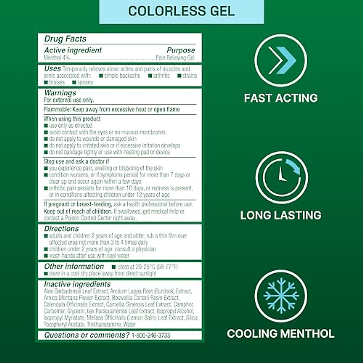 Biofreeze Pain Relief Gel, Knee & Lower Back Pain Relief, Sore Muscle Relief, Neck Pain Relief, Shoulder Pain Relief, Pharmacist Recommended, FSA Eligible, 3 Pack (4 FL OZ Biofreeze Menthol Gel)