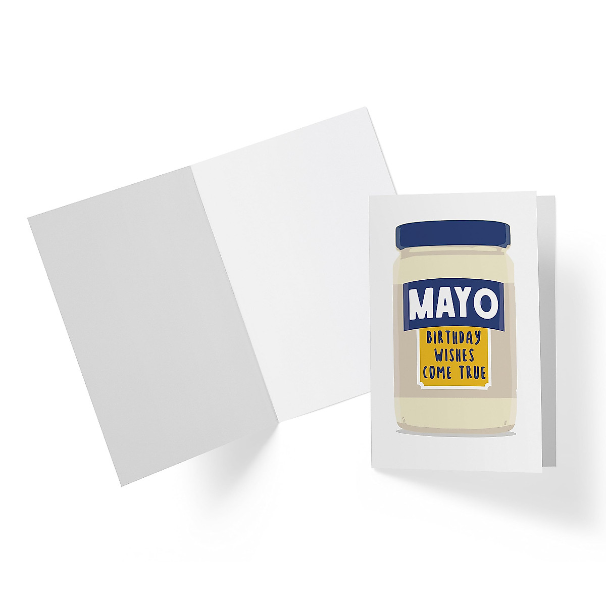 Karto Funny Birthday Card for Men Women, Large 5.5 x 8.5 Happy Birthday Card for Him Her, Birthday Card for Dad Mom Husband Wife, 50th 60th 70th 80th - Mayo Birthday