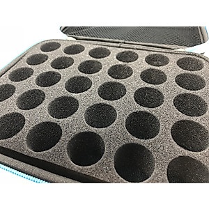 Pixiss 2 Pack Alcohol Ink Storage Carrying Case Organizer, Stores 30x 0.5-Ounce Bottles of Alcohol Ink, Stickles, Glossy Accents or Reinkers, Travel Case (Ink not Included)