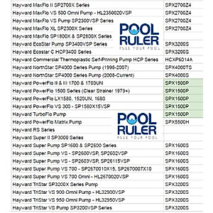 Pool Ruler Hayward SPX1500P (2 Pack + Grease) Above Ground Pump Strainer Cover O-Ring - PowerFlo and TurboFlo Pumps