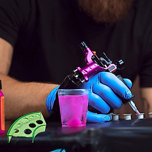 300pcs Tattoo Ink Caps with 2 Cups Holders - Moricher 100 Small 100 Medium 100 Large Tattoo Ink Cups +2 Cups Holders for Tattoo Ink Permanent Makeup Container Cap Tattoo Accessory