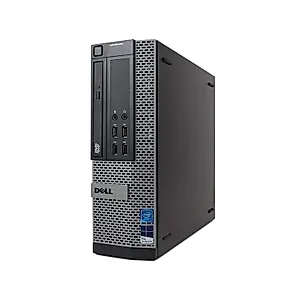 Dell Optiplex 990 Desktop Computer - Intel Core i7 3.4GHz, 16GB DDR3, New 1TB SSD, Windows 10 Pro 64-Bit, WiFi, DVDRW (Renewed)