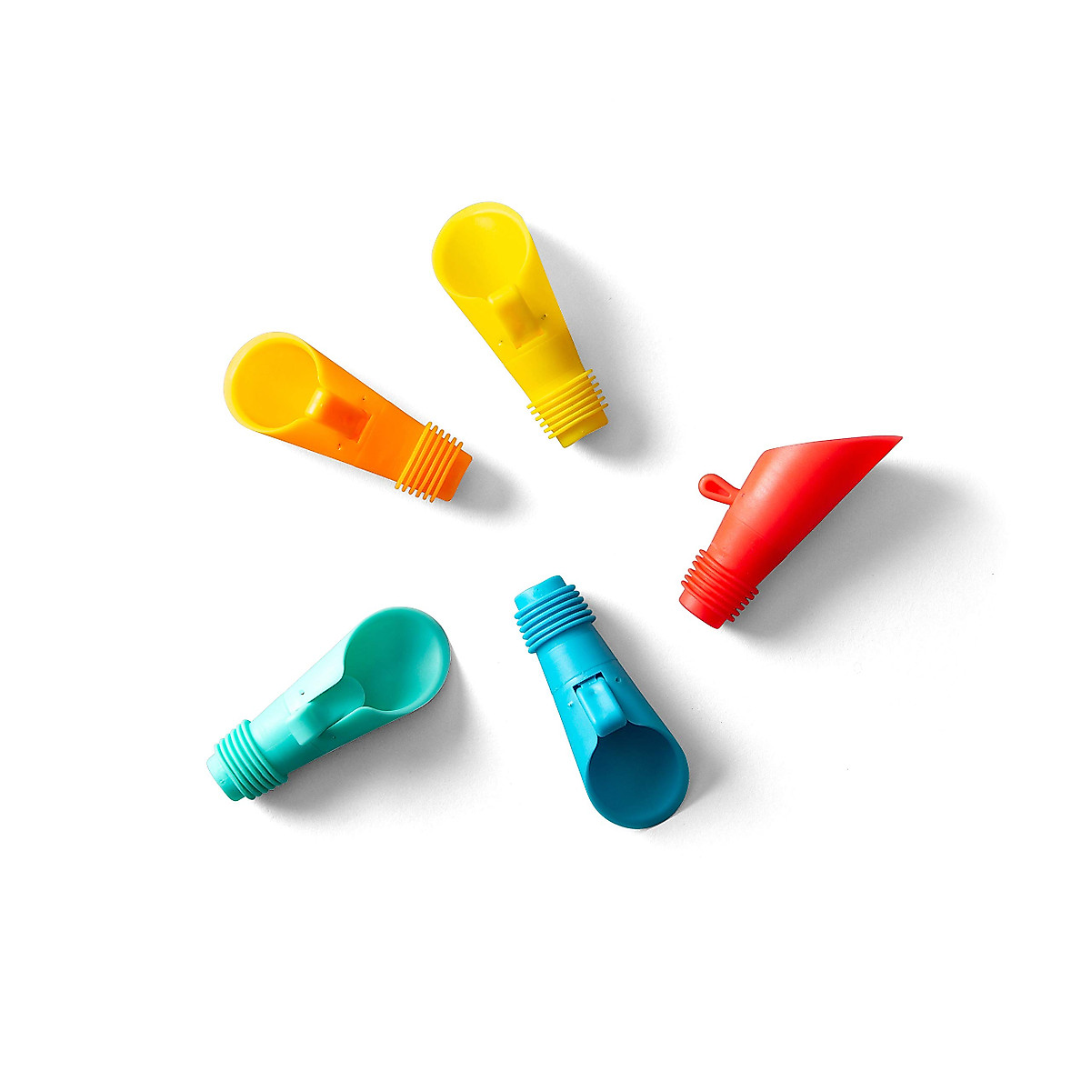 Houdini Flipper Wine Pourer Bottle Stoppers, Set of 2, Assorted Colors