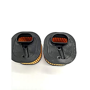 shiosheng 2pcs Compre Heavy Duty Air Filter Fit Husqvarna 371 372 XP 372XP 503818001 503818004 Chainsaw Square Type