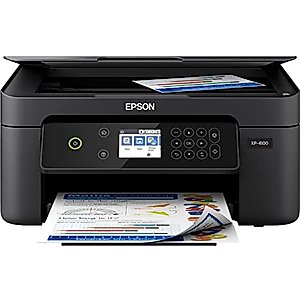 Epson Expression Home XP-4100 All-in-One Wireless Color Inkjet Printer, Black - Print Copy Scan - 10.0 ipm, 5760 x 1440 dpi, 2.4" Color LCD, Auto 2-Sided Printing, Voice-Activated, USB, Wi-Fi Direct