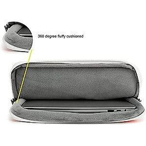 SANFAN 360° Protective Laptop Sleeve Case Bag,Laptop Cover with Handle and Luggage Strap for MacBook Pro 14 inch,Surface Laptop 14.4 inch and 14 inch Laptop