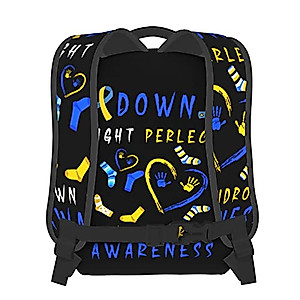 Down Syndrome Awareness 3d Printed Fashion Unisex Large Travel Daypack School Bag Laptop Backpack School For Youth Adult