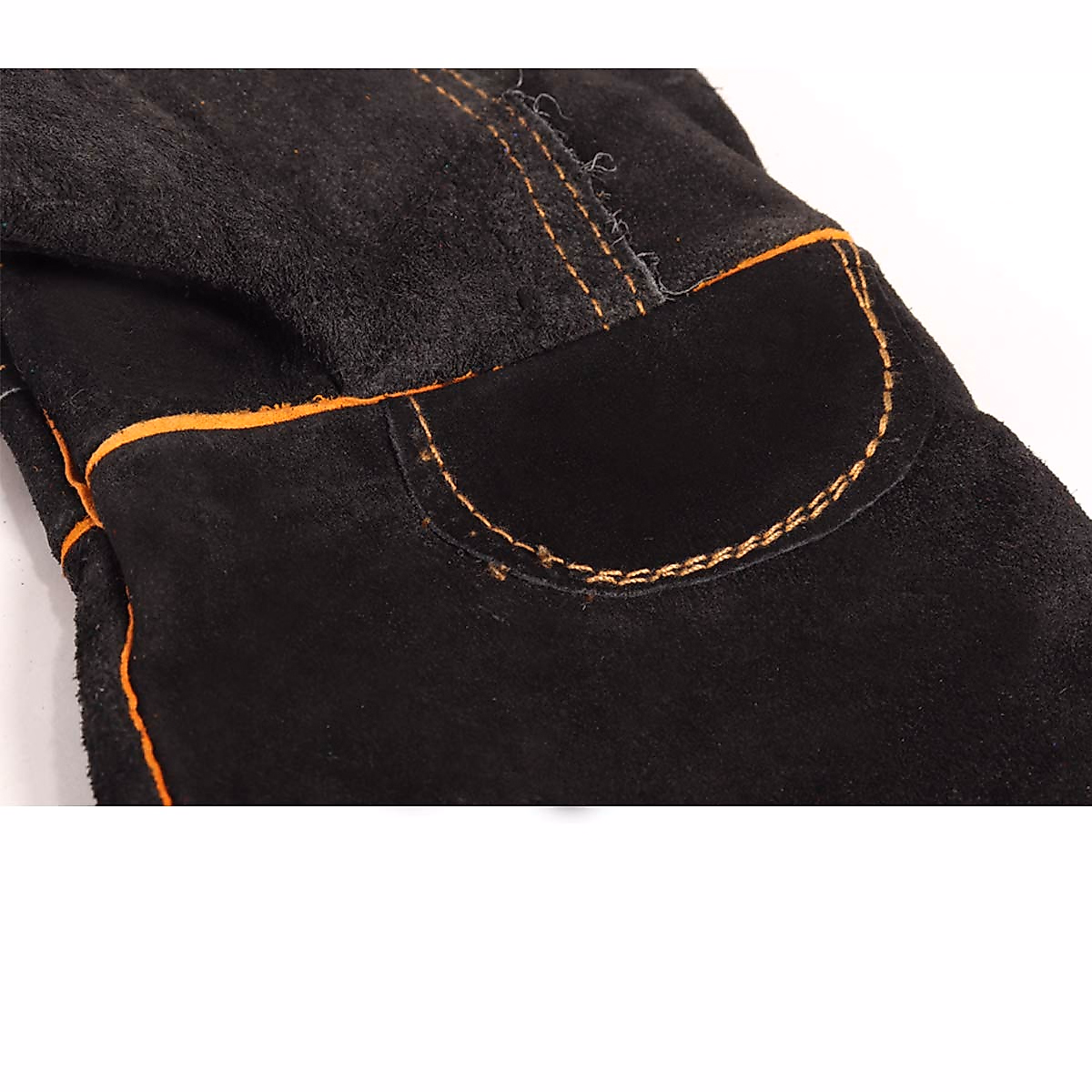 Less bad Animal Protection Gloves Anti-Bite & Scratch Handling Gloves for Dog Cat Bird Reptile Snake (Black-1)