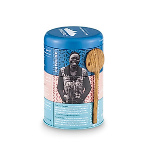 JusTea Herbal Tea Trio | Stacking Tins Variety Pack with Hand Carved Tea Spoon | Loose Leaf Tea | Caffeine Free | Award-Winning | Fair Trade | Non-GMO