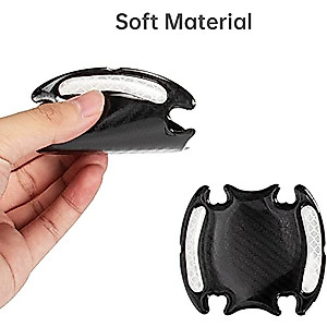 Car Door Handle Protector Handle Cup Protector Stickers and Decals for Cars Scratch Protector Exterior Car Accessories Red