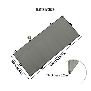 INTIFO 75Wh AA-PBTN6EP Laptop Battery Compatible with Samsung Notebook 9 900X3T 900X5T 930XBE 950XBE NP900X3T NP900X5T NP950XBE NT900X3T NT900X3U NT900X5T NT900X5U NT900X5V NT950XBE Series