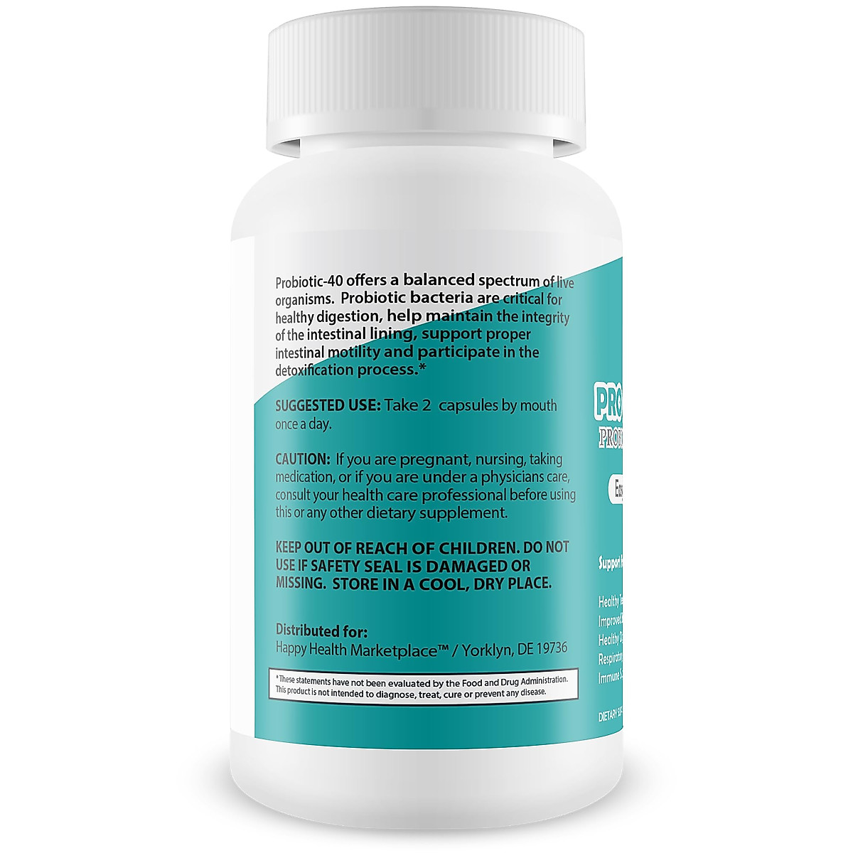 Pro Oral Health Probiotics & Prebiotics - Oral Probiotics for Mouth & Bad Breath - Easy Swallow Capsules - Our Best Oral Health Probiotics Bad Breath Blend - 40 Billion CFU