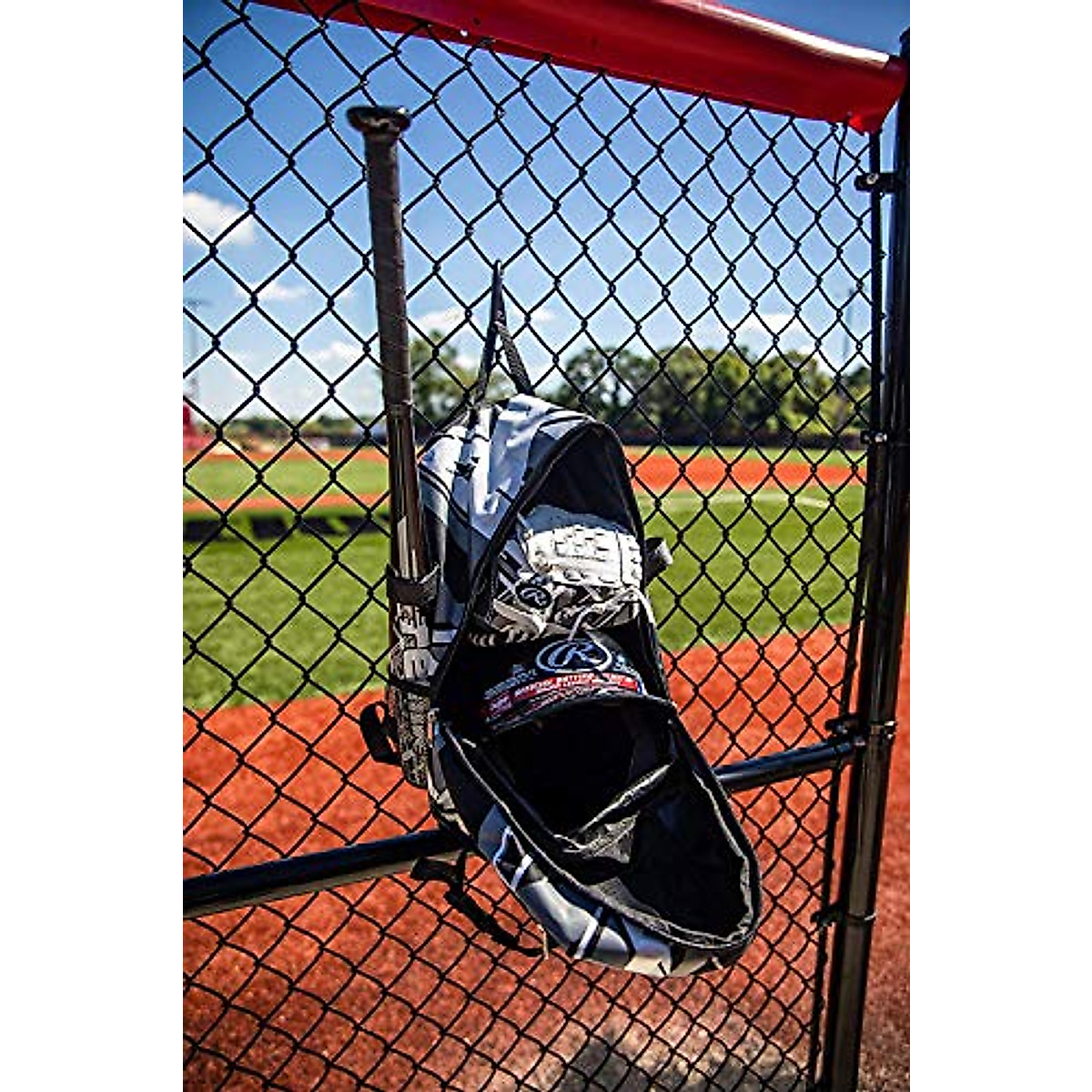 Rawlings | REMIX Baseball & Softball Equipment Bag | T-Ball / Rec / Travel | Backpack - Black
