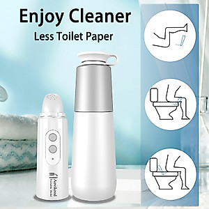 Portable Bidet for Traval, Electric Rechargeable Handheld Travel Bidet, Portable Hygiene Sprayer for Men, Women, and Postpartum Care, Travel Essentials