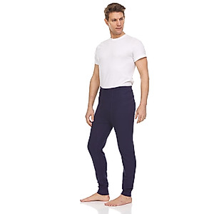 Mens Thermal Long John Pants - Thermal Bottom Base Layer for Tshirts & Jackets - Lightweight Thermal Underwear Mens - 3 Pack