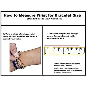 LTC Designs 4 mm Smooth Round Smoky Quartz Stretch Bracelet, 7" for Men, Women,and Teen.s Considered a Powerful Protective Stone