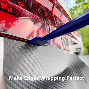 CARTINTS Auto Vinyl Tools Kit for Wrapping Details, 8 in1 Car Tint Film Kit, Car Wrapping Squeegee with Plastic Storage Box, Good for Wrapping Edge and Corners