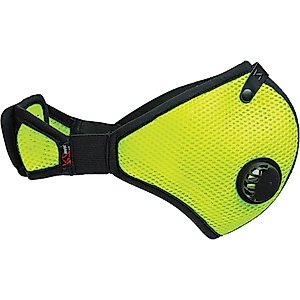 RZ Mask M2 Mesh Air Filtration Face Protection Dust Mask with 99.9% Effective Carbon Filters for Woodworking, Construction, Large,1 pack Safety Green